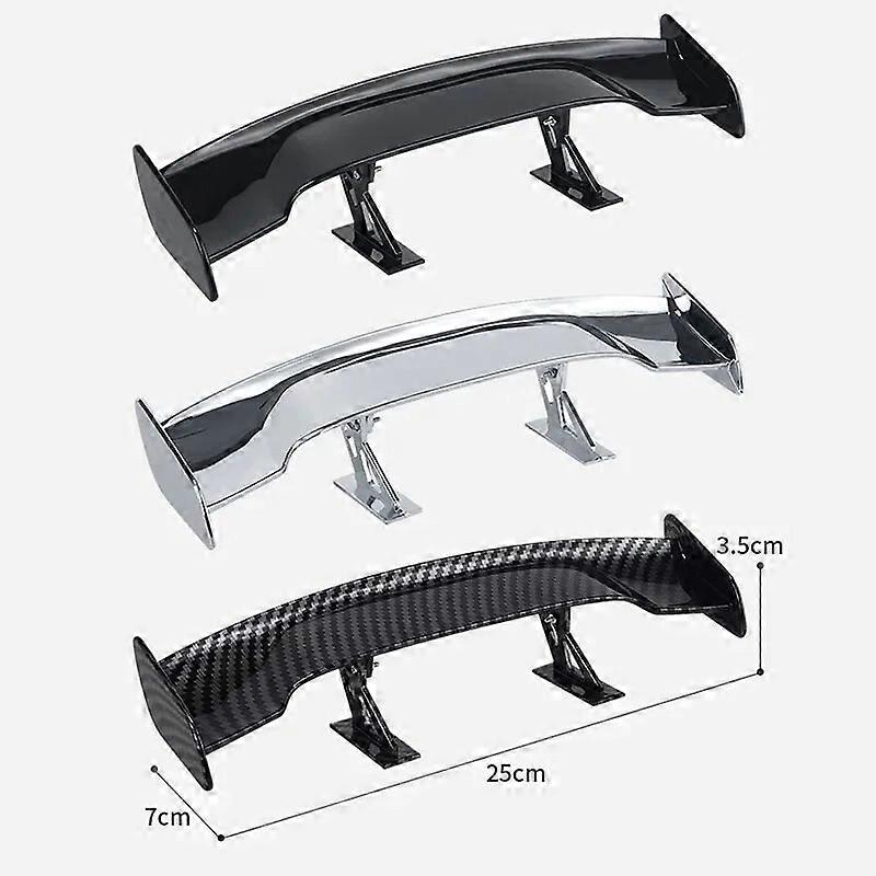 Small spoiler Universal Car mini spoiler Tail Wing Carbon Fiber Look ...