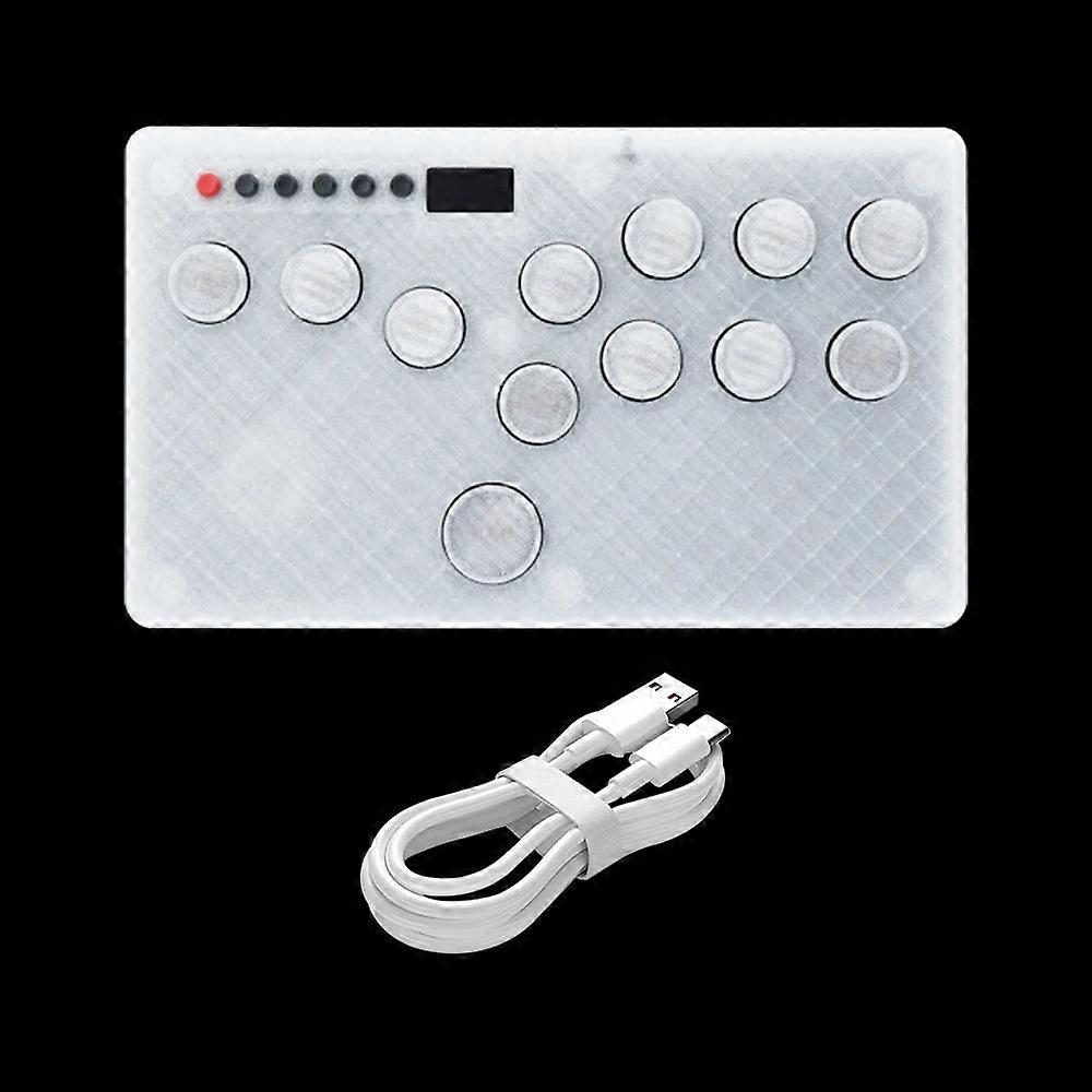 Mini Hitbox Buttons Flatbox Arcade Fight Stick Kailh Switch Arcade Game ...