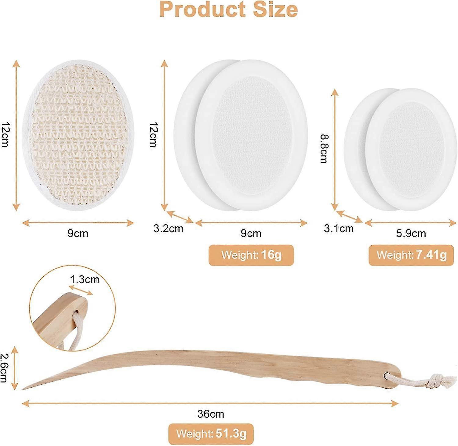 Back Cream Applicator, 7 Pack Lotion Applicator for Back, 2 in 1 Body ...