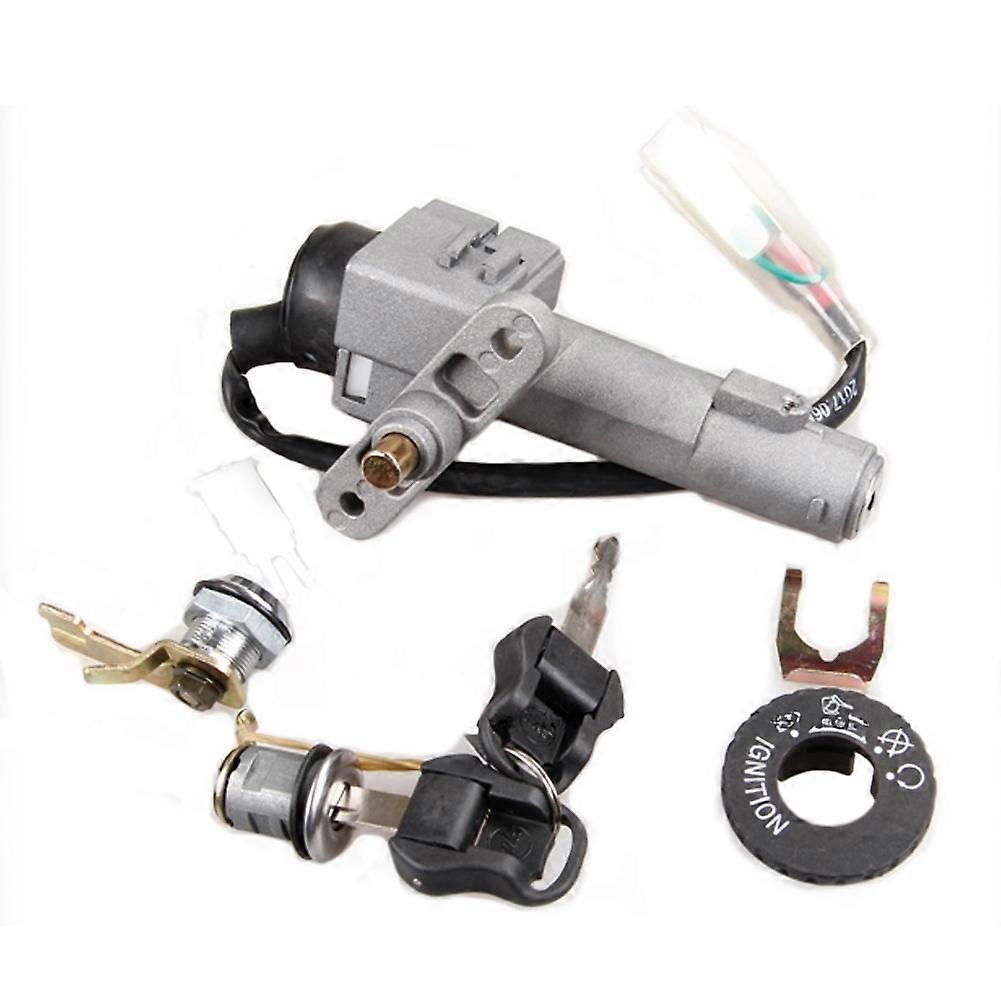 Motorcycle Electric Door Lock Set Lock Key Ignition Switch Lock For For ...