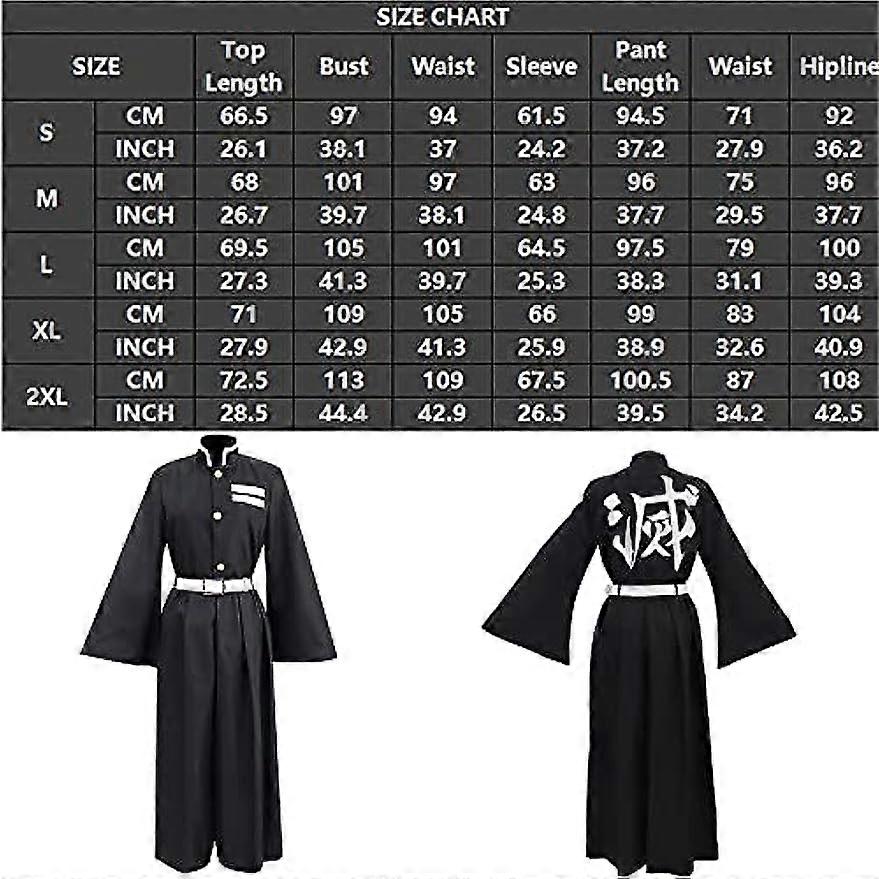For Tanjiro Cosplay Costume Shinobu Zenitsu Giyuu Muichiro Cosplay ...