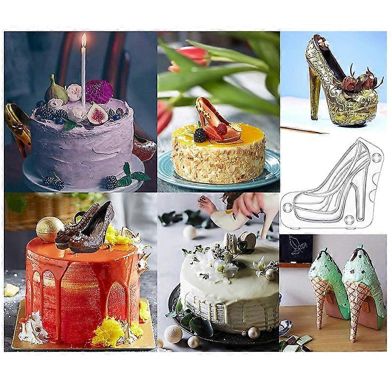 High Heel Chocolate Mold Shoe Candy Mold Birthday Cake Chocolate ...