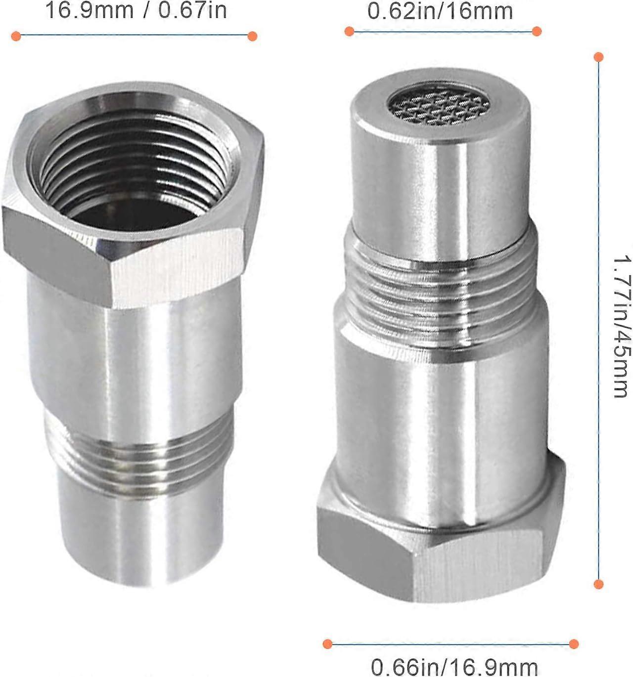 2Pcs Oxygen Extender Sensor Extension Spacer For Cars Engine Exhaust ...