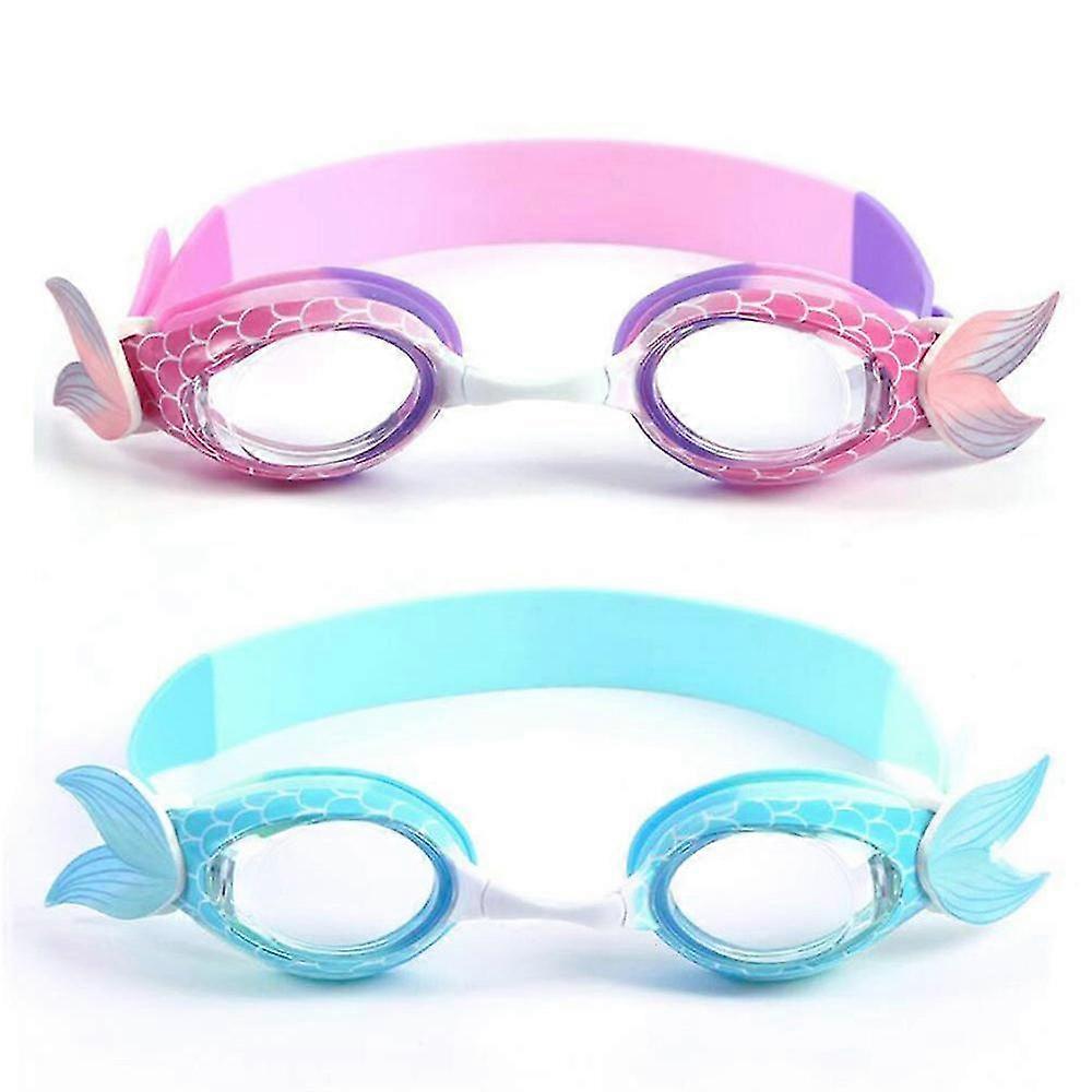 Mermaid Swim Goggles - Swimming Goggles No Leaking Anti Fog, Swim ...