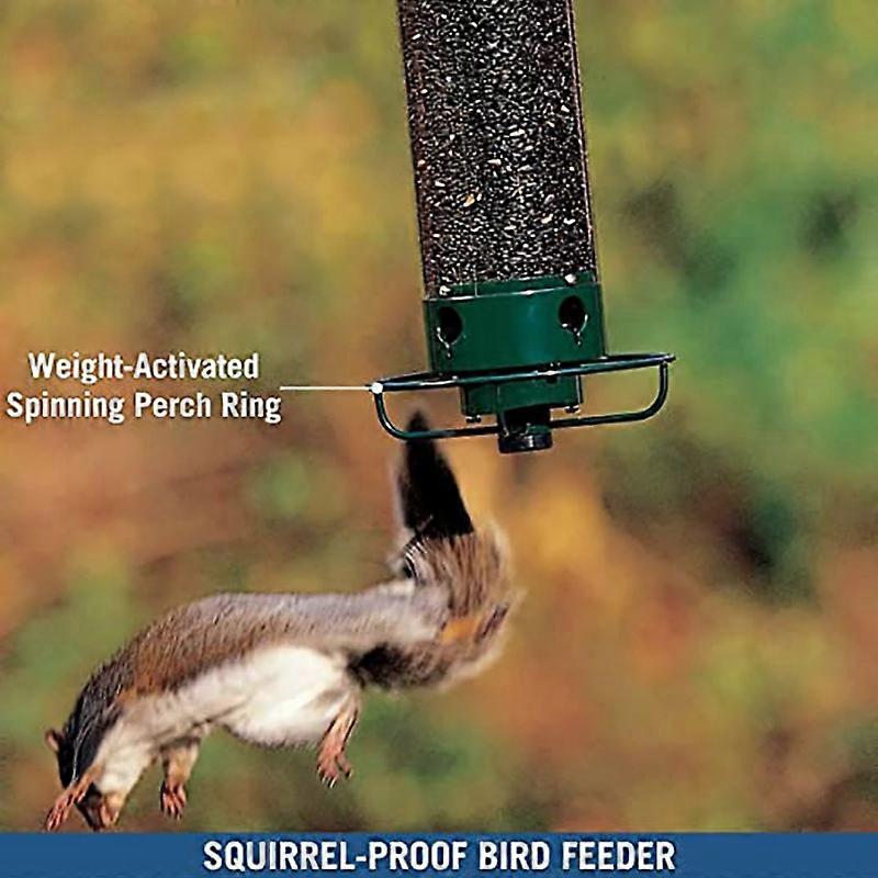 FRIEND Grain Bird Feeder 20cm Green with Approach Points I Outdoor Bird ...