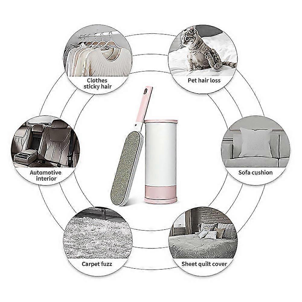 Reusable Pet Dog Cat Hair Remover Sofa Clothes Lint Cleaning Brush Fur ...