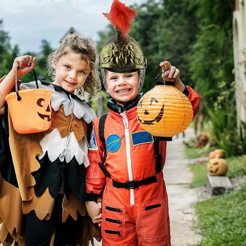 Medieval Armour King Roman Plastic Helmet Halloween Red Crested Feather ...