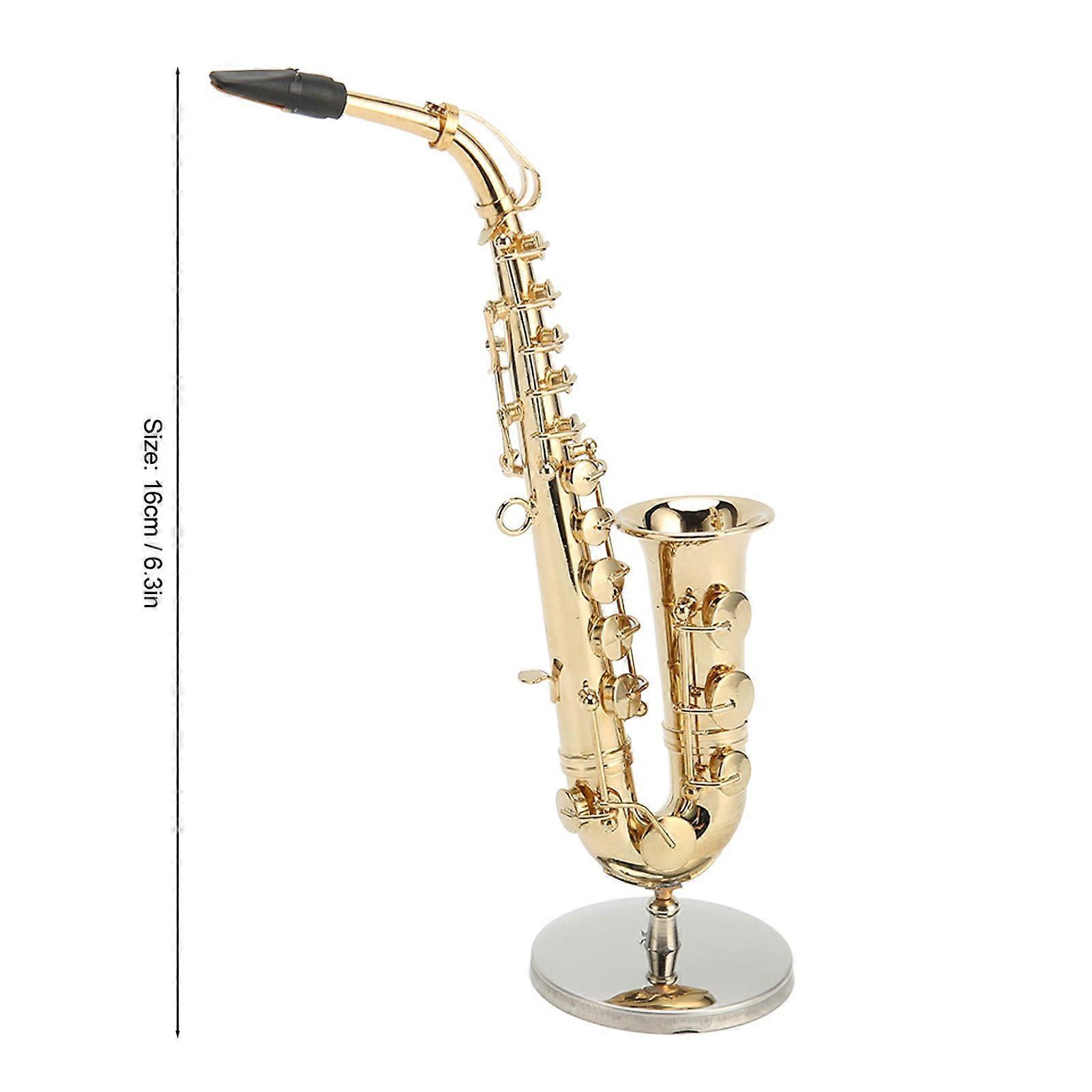 Mini Alto Saxophone Ornament Decoration Handmade Miniature Saxophone ...