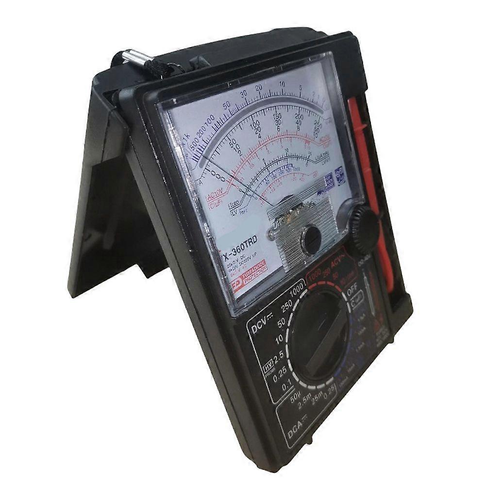 Analog Multimeter Tester with Buzzer Test Pen Voltage Current Tester DC ...