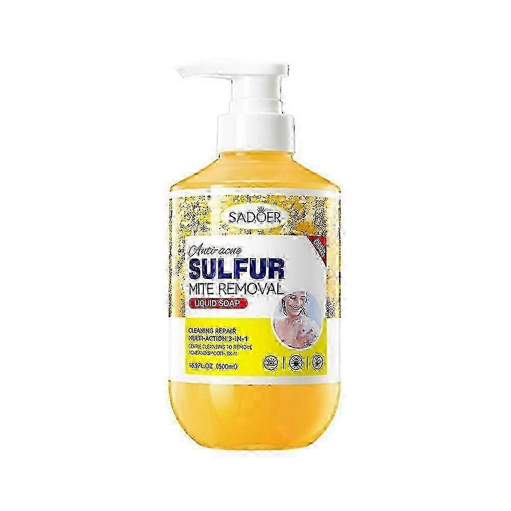 500ml Sterilization Moisturizing Super And Sulfur Shower Gel Scabies ...