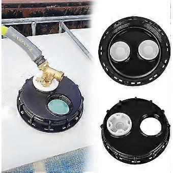 2 pcs 163mm IBC Tank Caps with Double Vent Holes for Rain Tanks ...