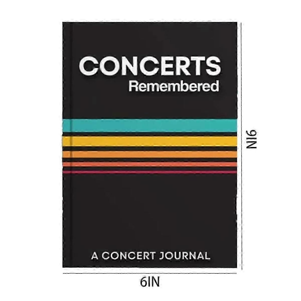 New Concert Journal Track Favorite Concerts Record Concert Journal ...