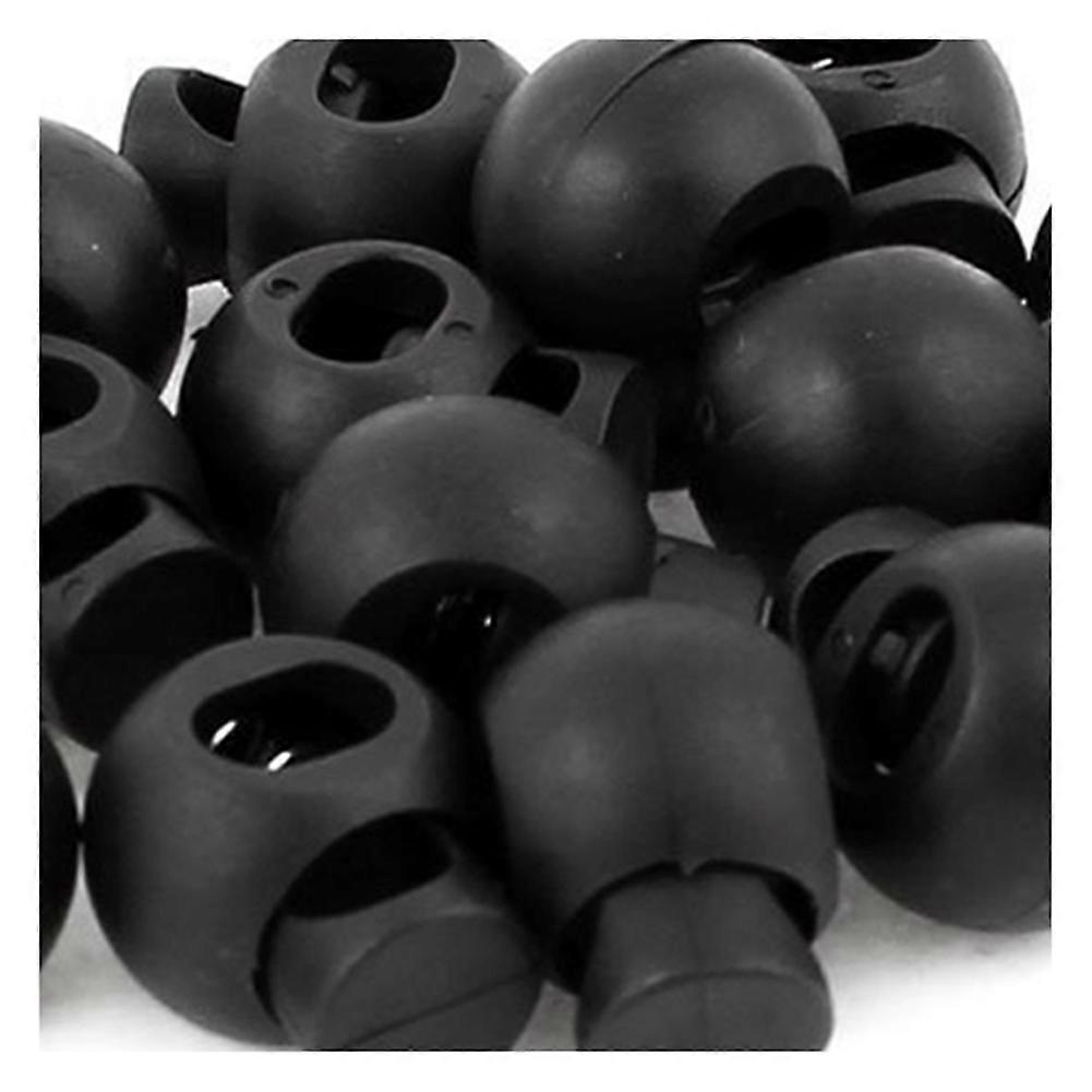 Adjustable Round Toggle Spring Loaded Rope Lanyard Cord Locks 15 Pcs ...