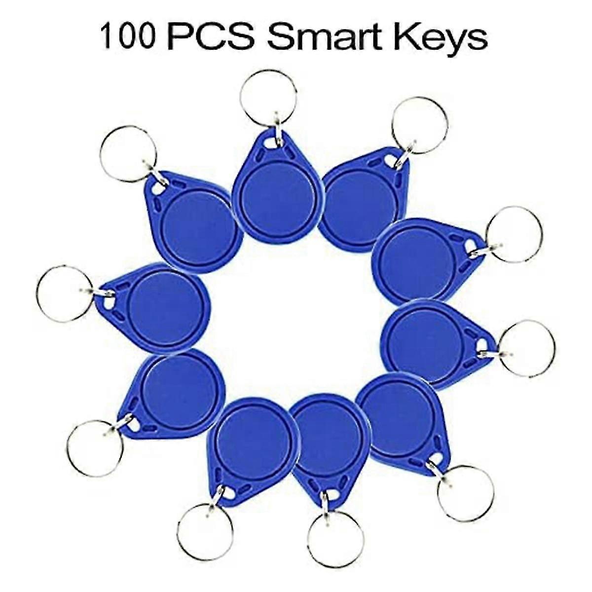 100Pcs Rewritable UID Smart Keys, Mi- 1K S50 RFID Cards Token NFC Tag ...