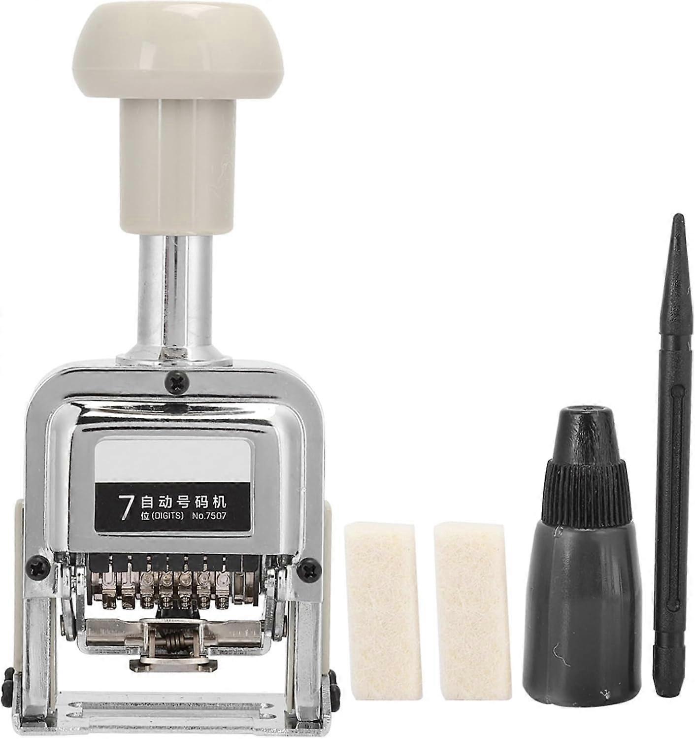 Numbering Machine, Model 7-Number Seal, Precise Construction, Metal ...