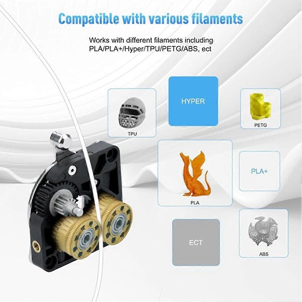 For Creality K2 Plus EXtruder Gear All Metal Filament Drive Gear High ...