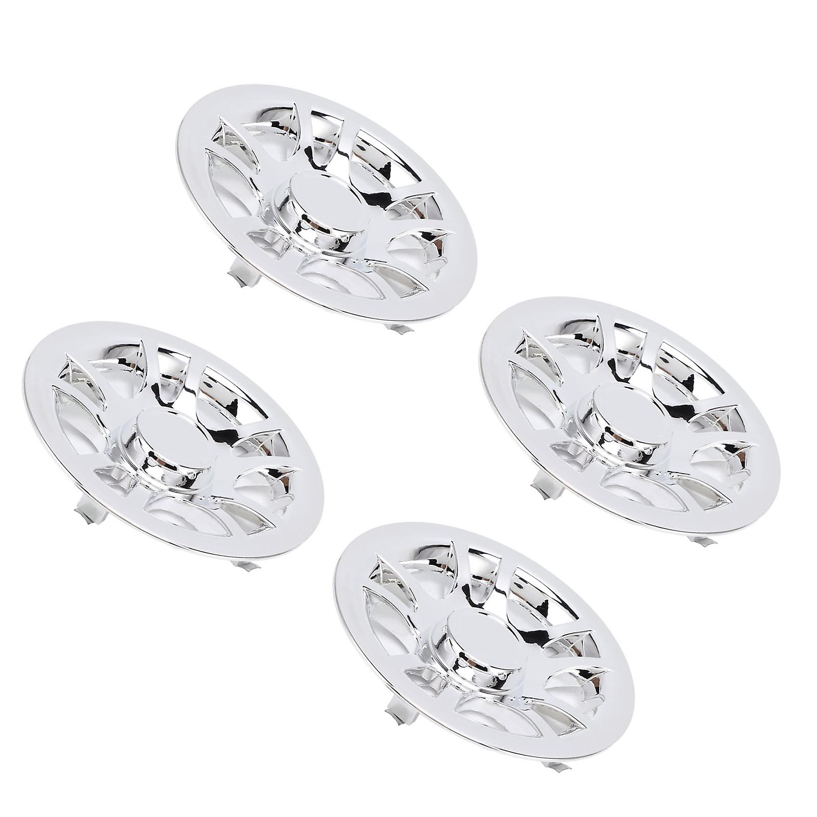 4 Pcs 8 Inch Golf Cart Hub Caps Chrome Plated Wheel Covers Rim ...