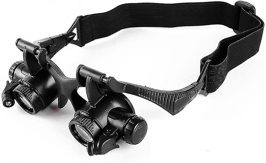 10x 15x 20x 25x Magnification, Adjustable Led Light Loupe For Jewelers ...