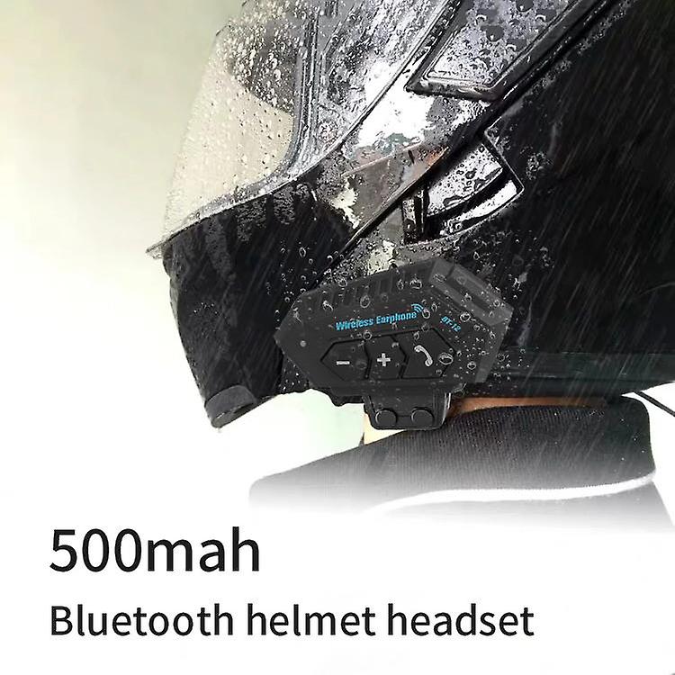 BT12 Moto Helmet Headset Bluetooth Headphones Music Share Noise Cancel Hands Free BT V4.2 ...