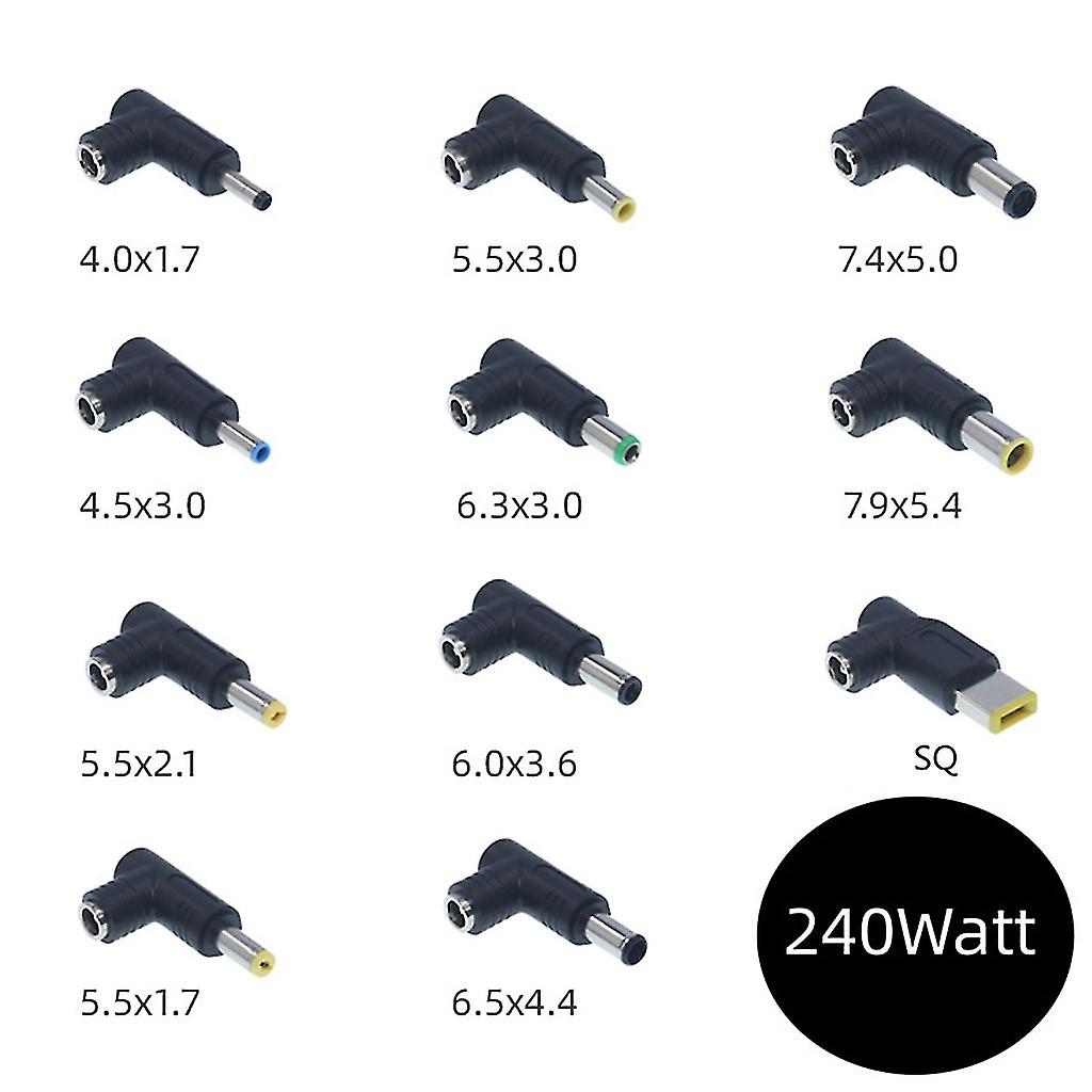 1pc 90 Degree 5.5x2.5mm Female Jack To Male Plug Right Angle Dc Power ...