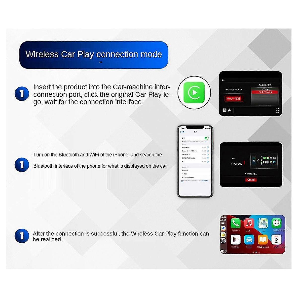 Wireless CarPlay Adapter 2024 Slimmest, Newest Fastest and Smallest ...