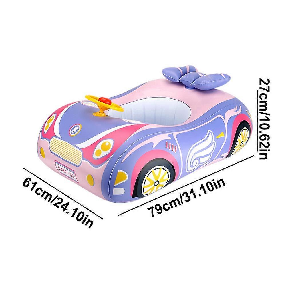 Floats For Kids Car Shape Inflatable Pool Float Outdoor Games Ride-On ...