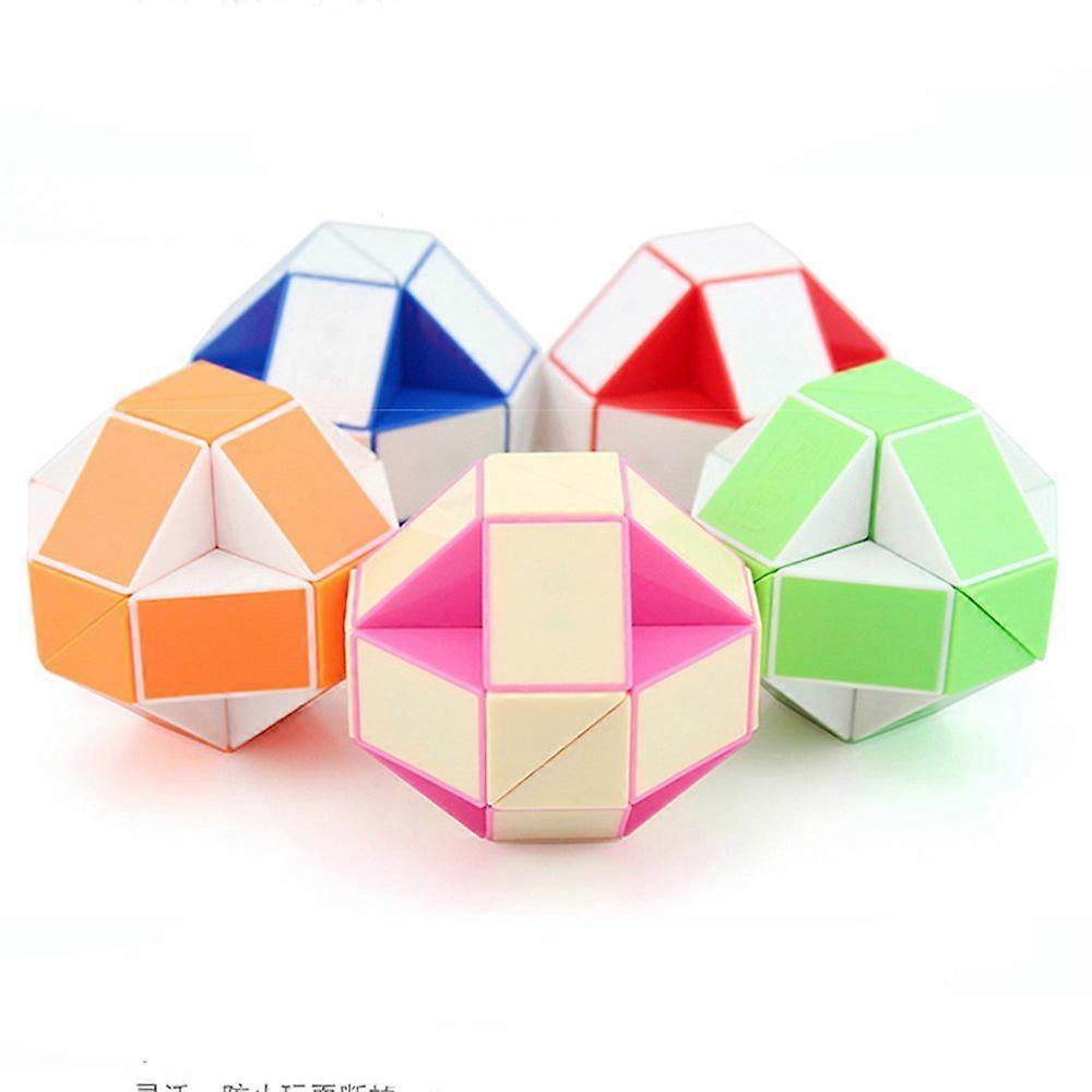Magic Snake Twist Puzzle Twisty Toy Collection 24 Wedges Magic Ruler ...