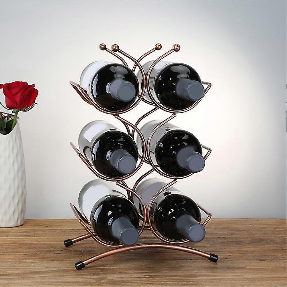 Branch Shaped Rack Iron Art Wine Display Rack Home Decoration Table ...