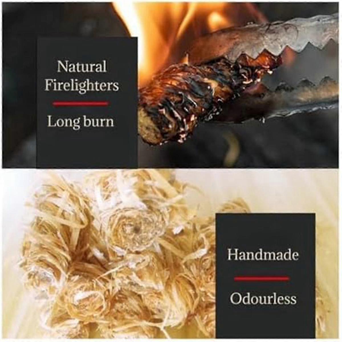 Natural Firelighters for Wood Burners, Fire , Firelighter for Stove, Bbq Cooking,Natural Wood ...