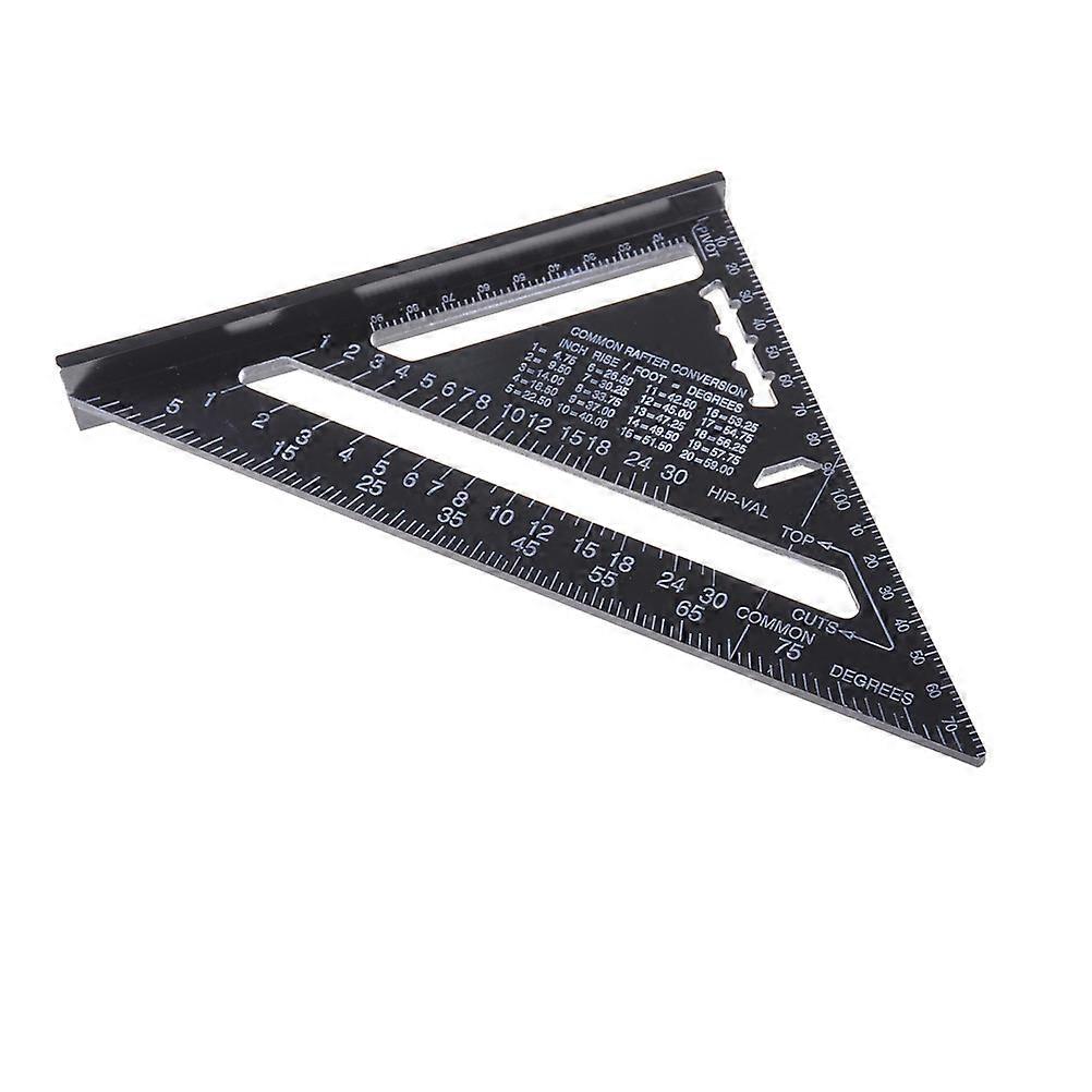 Carpenter's Square Metal Aluminum Ruler Square Gauge Guide Protractor ...
