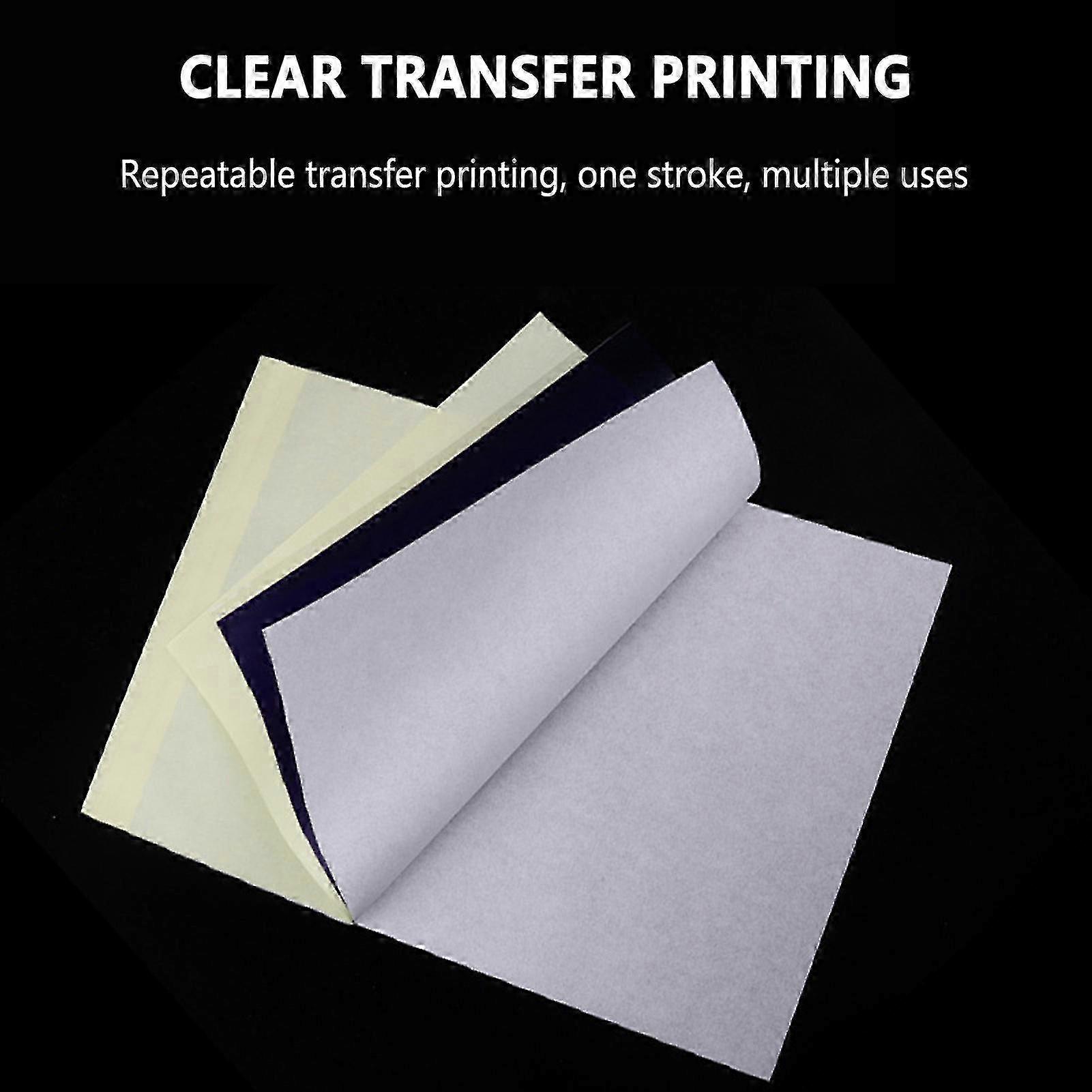A4 Tattoo Transfer Paper Tattoo Stencil Thermal Transfer Paper Reusable ...