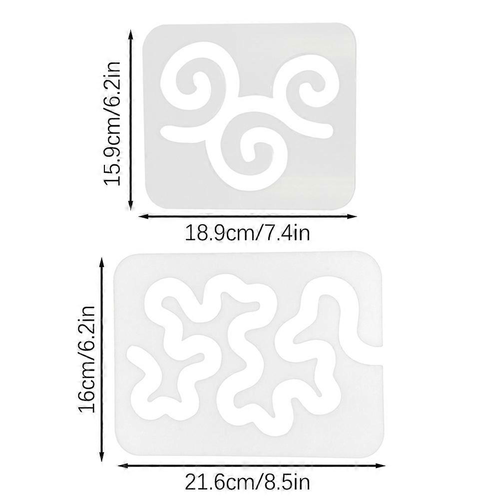 Free Motion Meander Quilting Templates -Acrylic Quilting Template ...