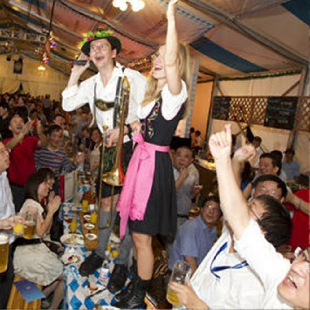 Women's Oktoberfest Costume Adult Dirndl German Traditional Bavarian ...