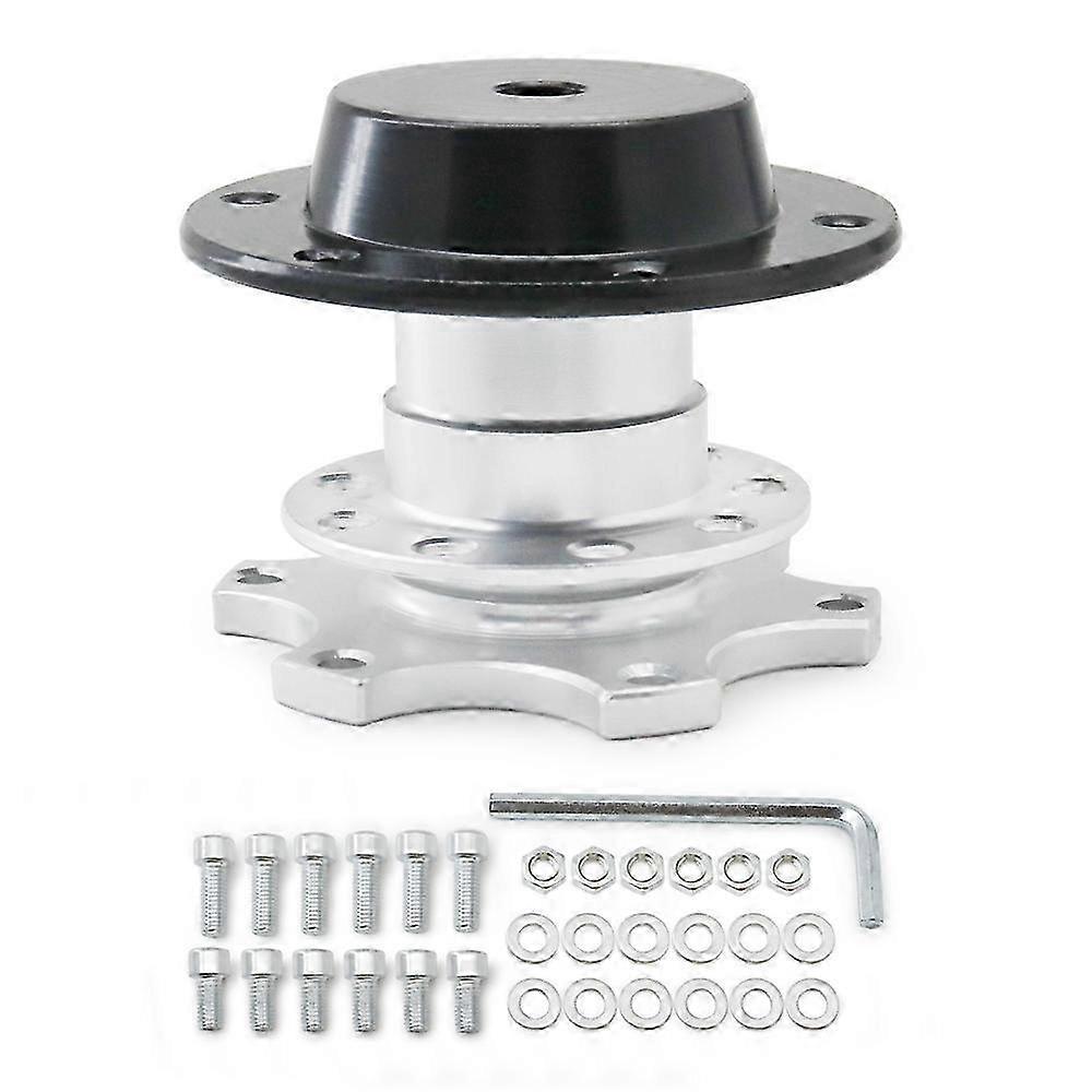 Universal Aluminum Steering Wheel Quick Release Hub Adapter For 6 hole ...