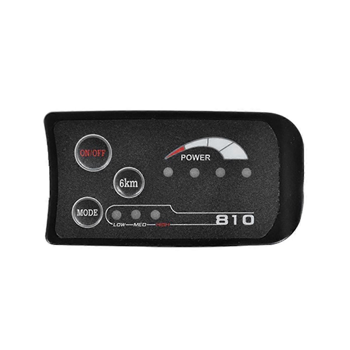 5PIN S810 E-Bike LED Display Meter IP65 24V 36V 48V 60V for Electric ...