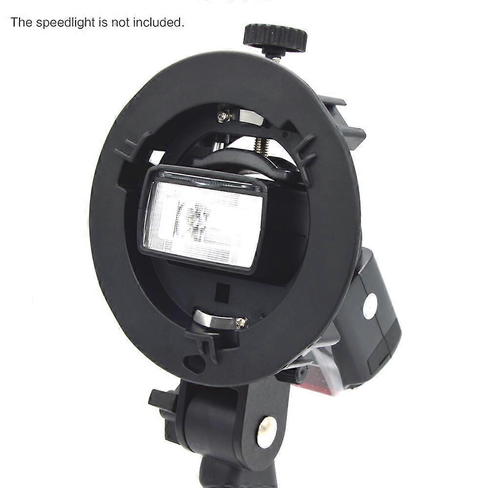 S-shaped Handheld Grip Portable Bowens Mount Speedlight Bracket for ...
