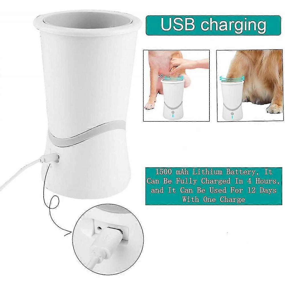 Automatic Dog Paw Washer Electric Paw Cleaner, One Click Quick Wash ...