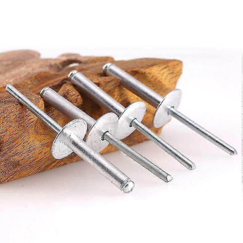 50pcs Large Cap Leaf Aluminum Blind Rivet- Open Type Decoration Nail ...