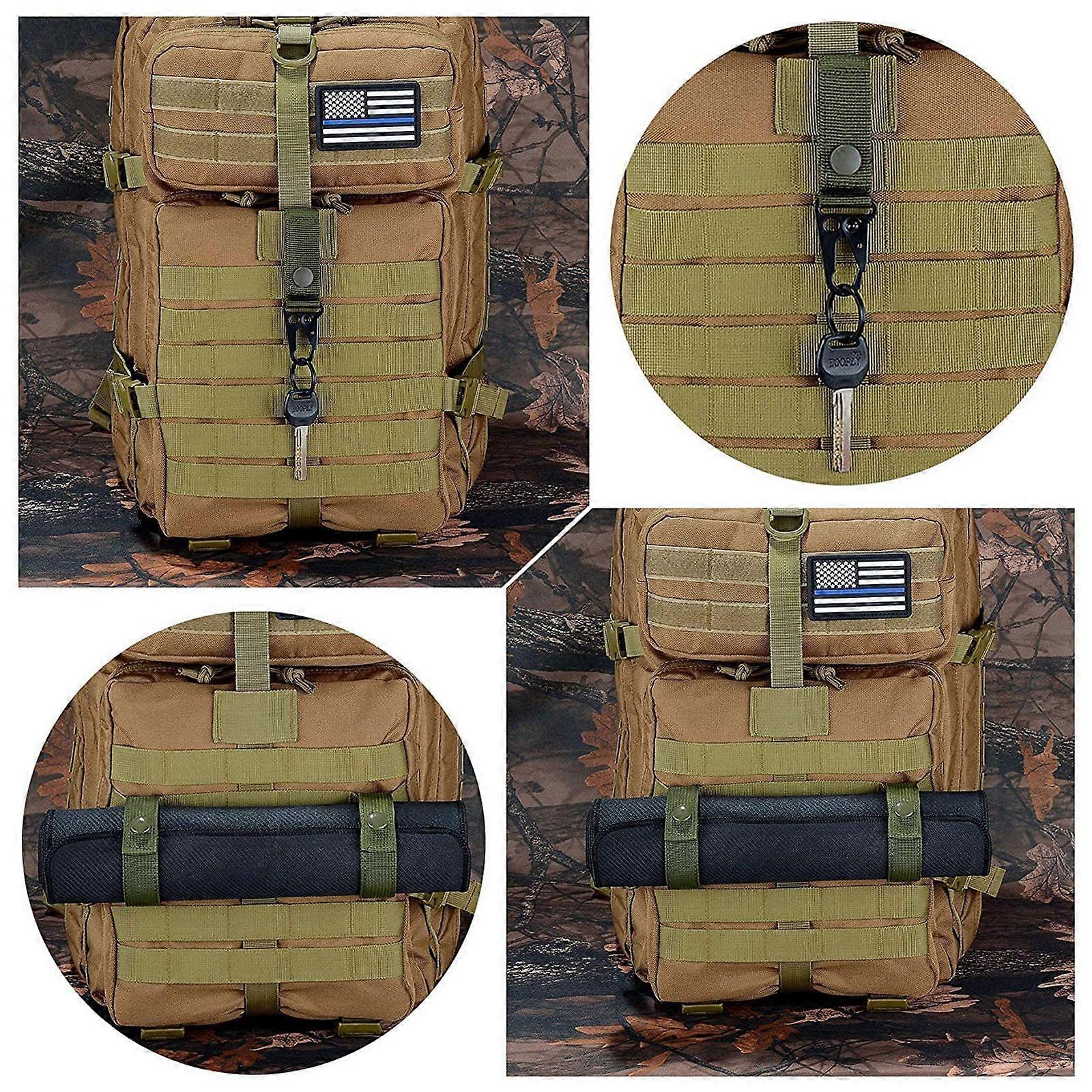 30 Pcs D-Ring Backpack Buckles Set Portable Attachments for Tacticals ...