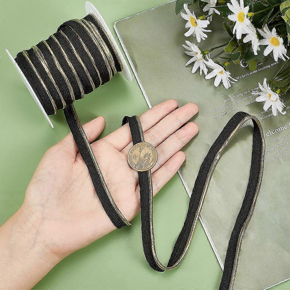 20 Yards Piping Trim with Welting Cord Black Maxi Piping Bias Tape Lip ...
