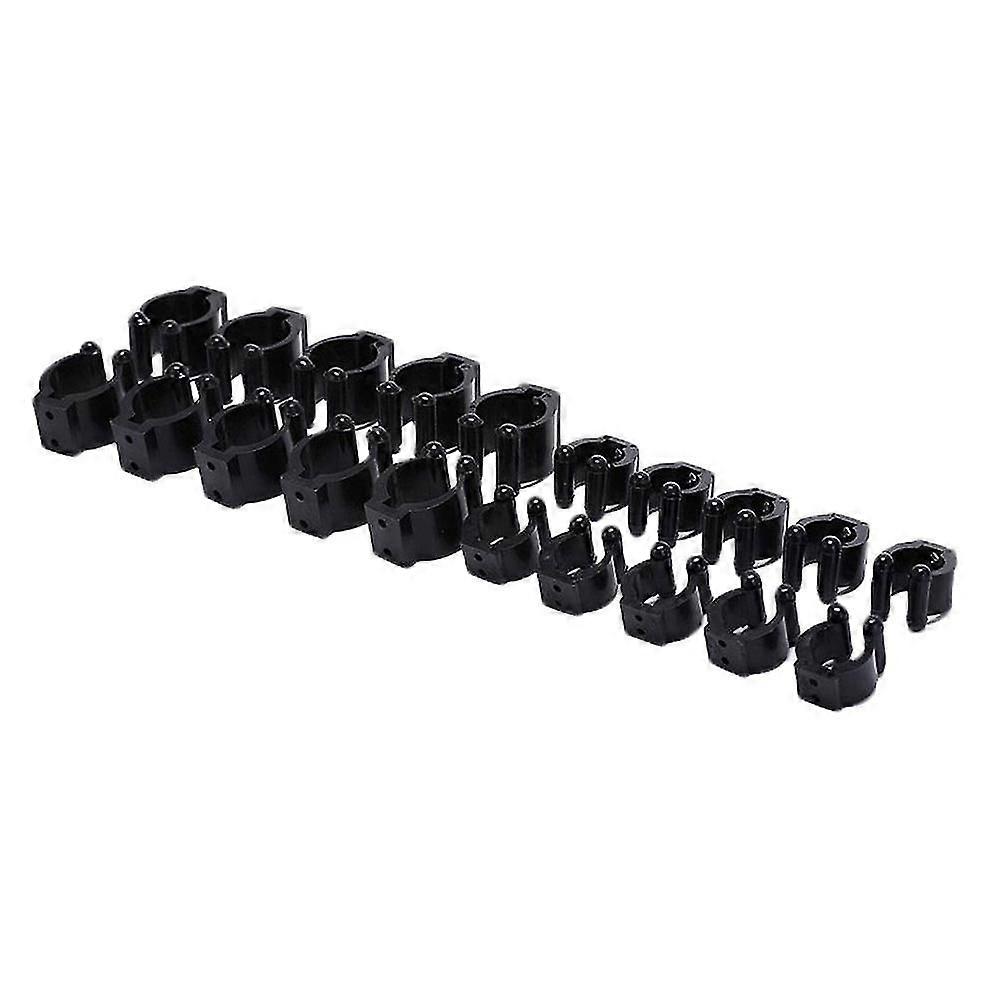 10Pcs Plastic Billiards Snooker Pool Cue Pole Racks Locating Clip Clamp ...
