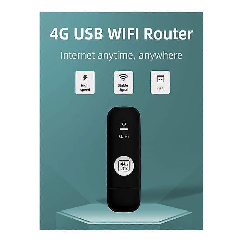 4G USB WIFI Modem 150Mbps with SIM Card Slot 4G LTE WiFi Router Black ...