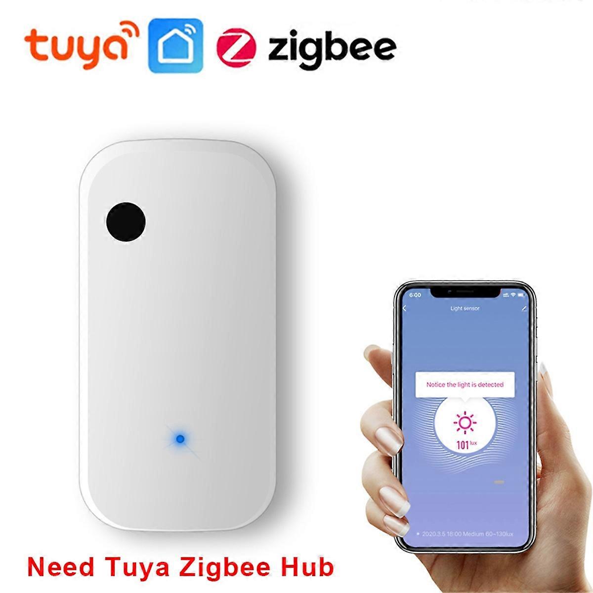 Tuya ZigBee Light Sensor Smart Home Illumination Sensor APP Linkage Control Brightness Detector ...