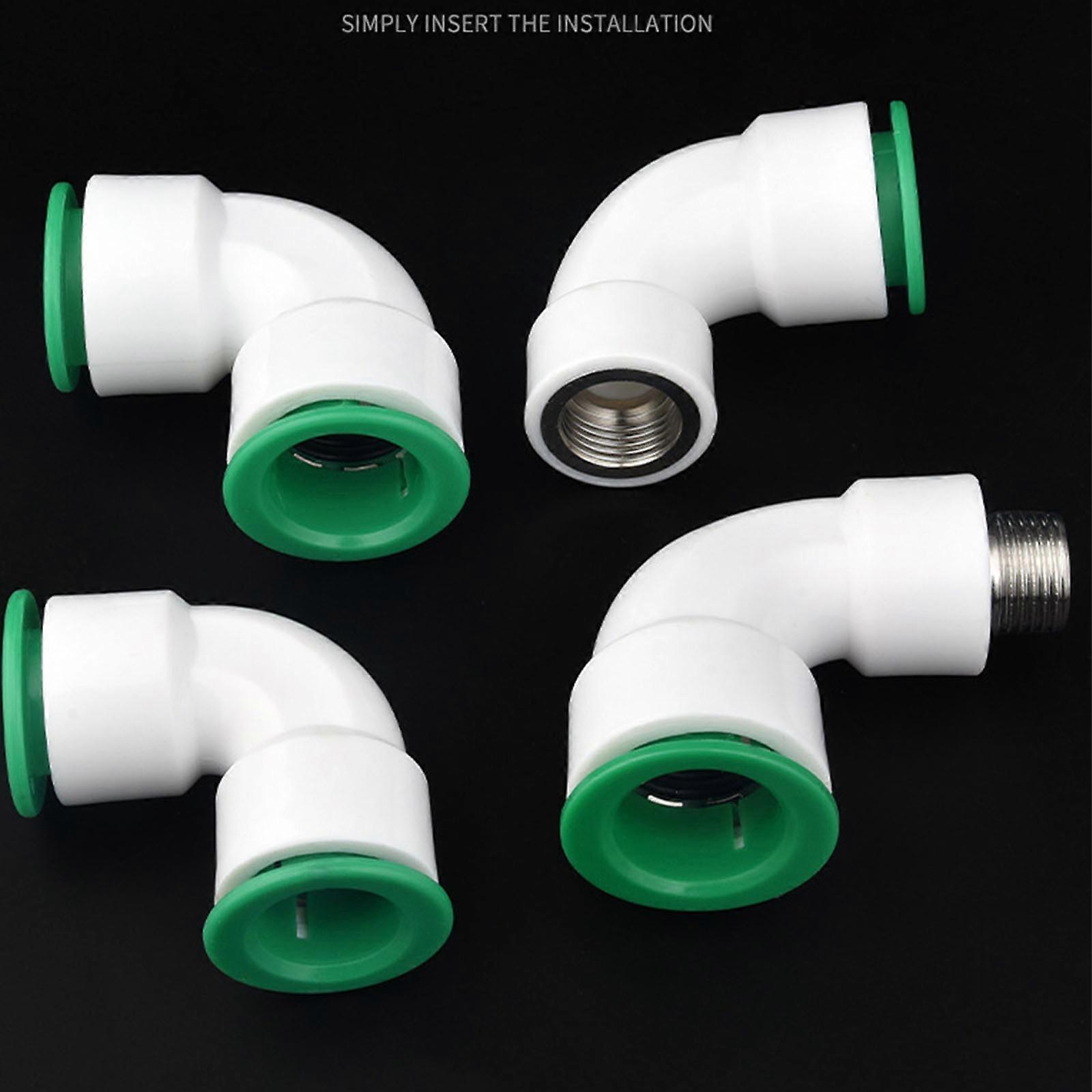 PPRWater Pipe Quick Connector 4/6 Inches No Welding Heat Fusions Direct Insertion, 20/25PE Hot ...