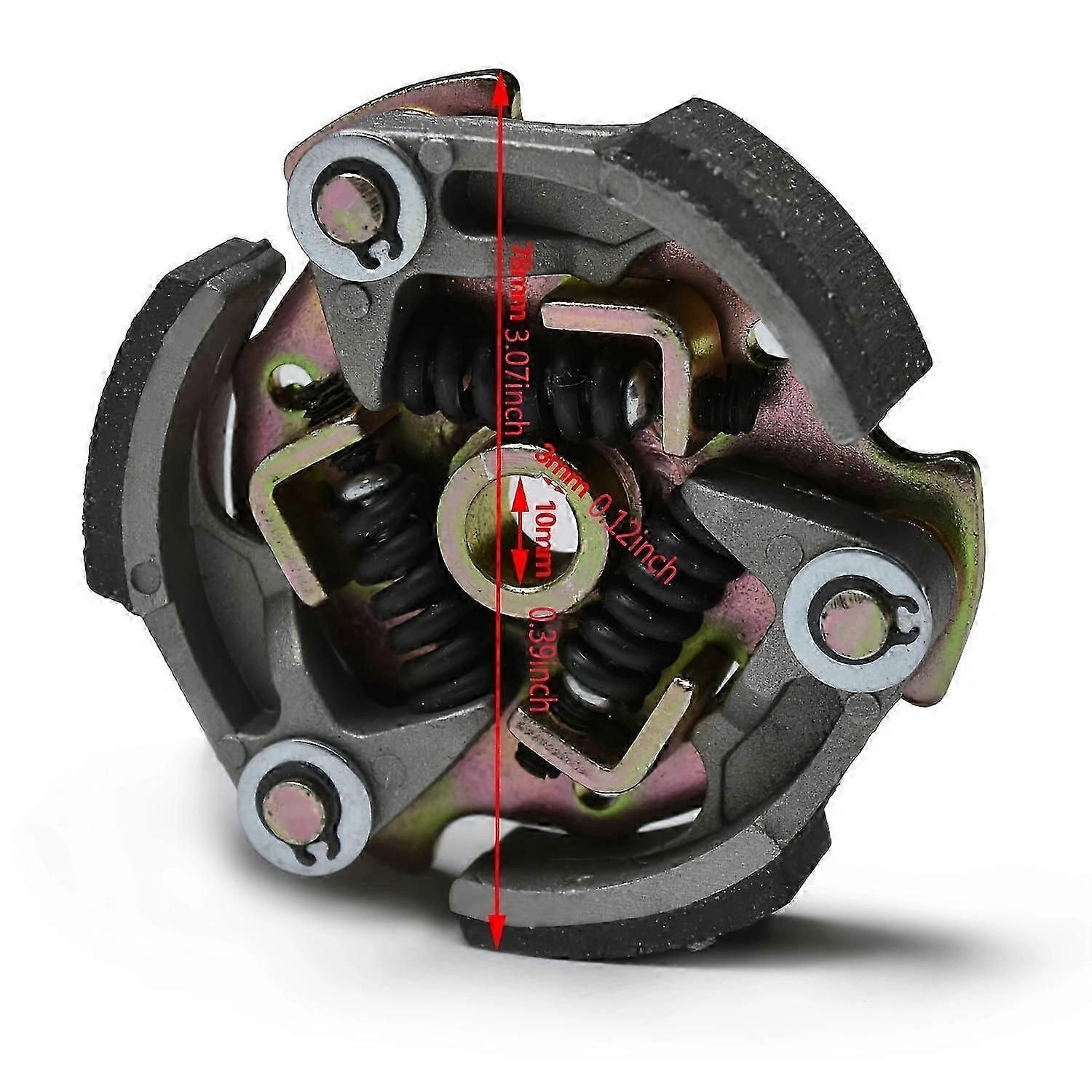 2 Stroke Mini Moto Pocket Bike 33cc 39CC Water Cooled Engine Clutch Pad ...