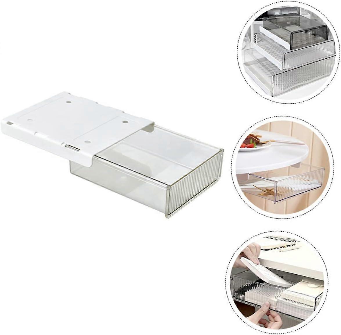 Drawers Storage Box Hidden Compartment Organizer for Desk Accessories ...
