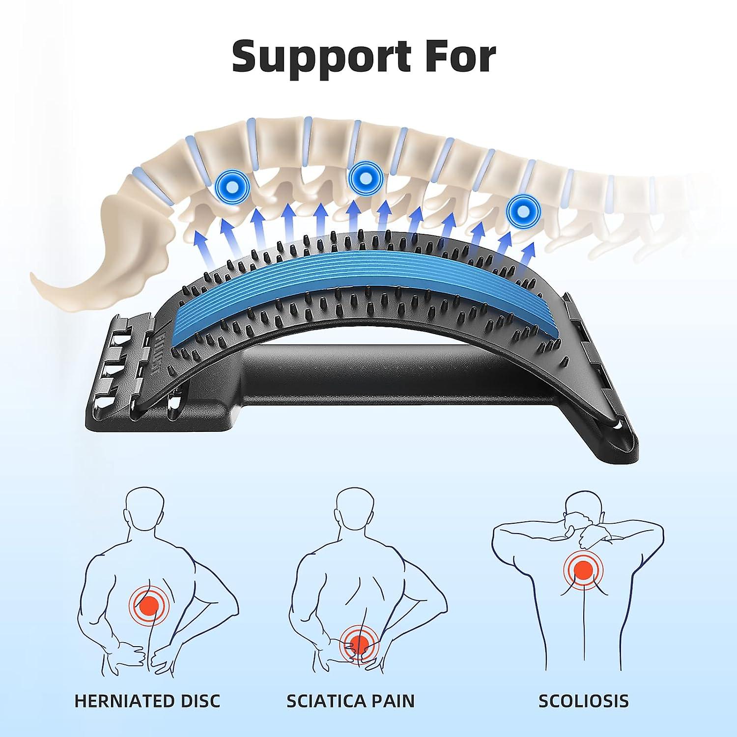Back Stretcher for Lower Pain Relief, Cracking Device, Multi-Level ...