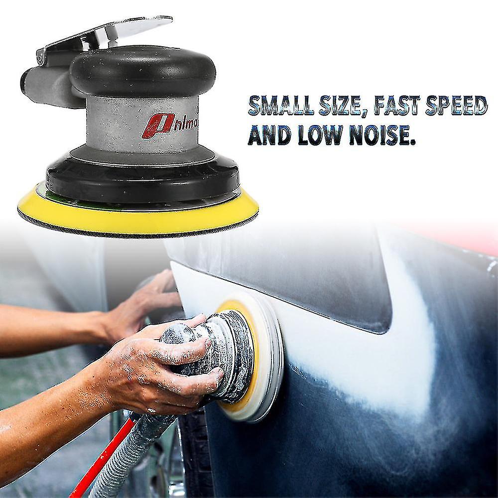 Pneumatic Orbital Sander Air Grinder 5" 6" Vacuum Eccentric Polishing ...