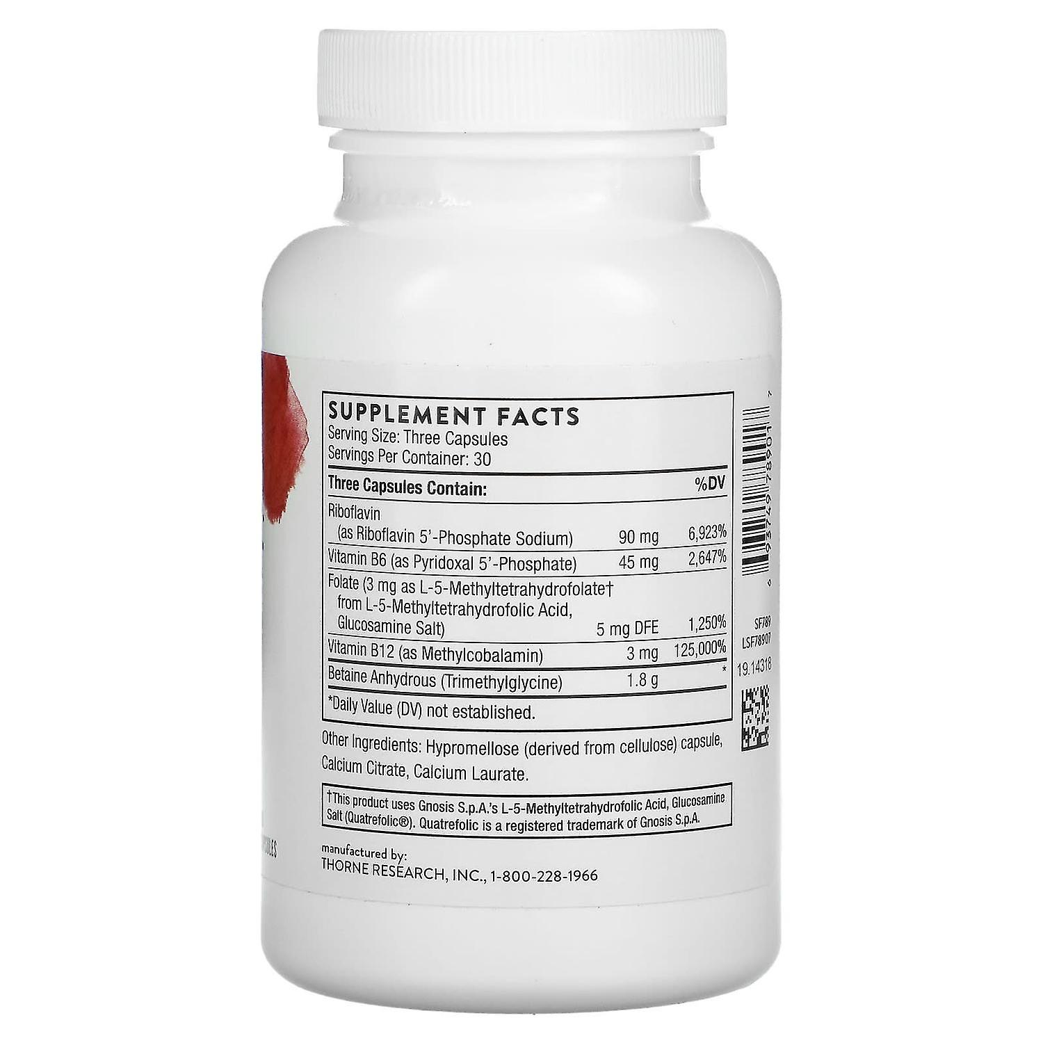 Thorne Research, Methyl-Guard Plus, 90 Capsules | Fruugo UK