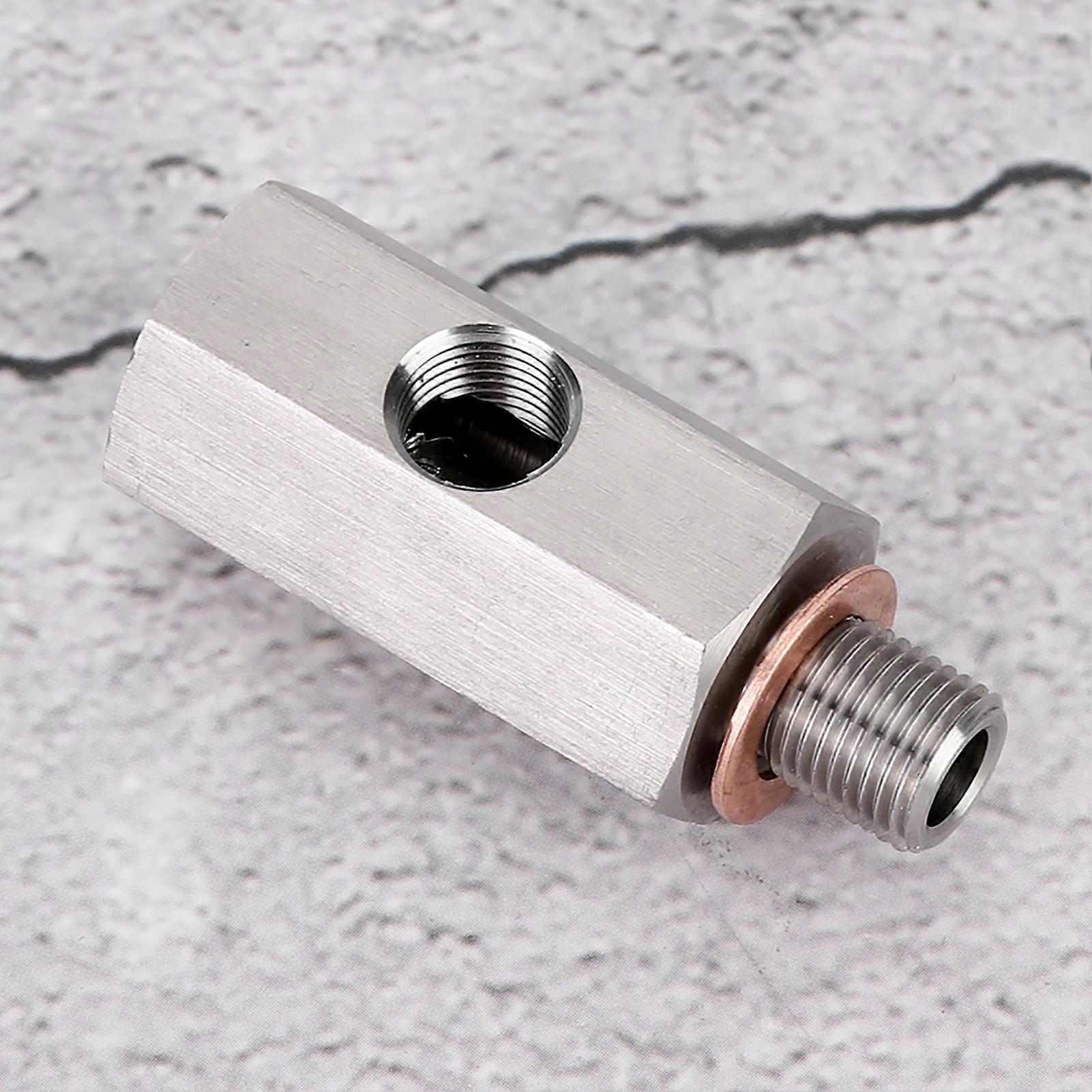Turbo Adapter Oil Pressure Sensor Tee 1/8in NPT Female M9 Male & Female ...